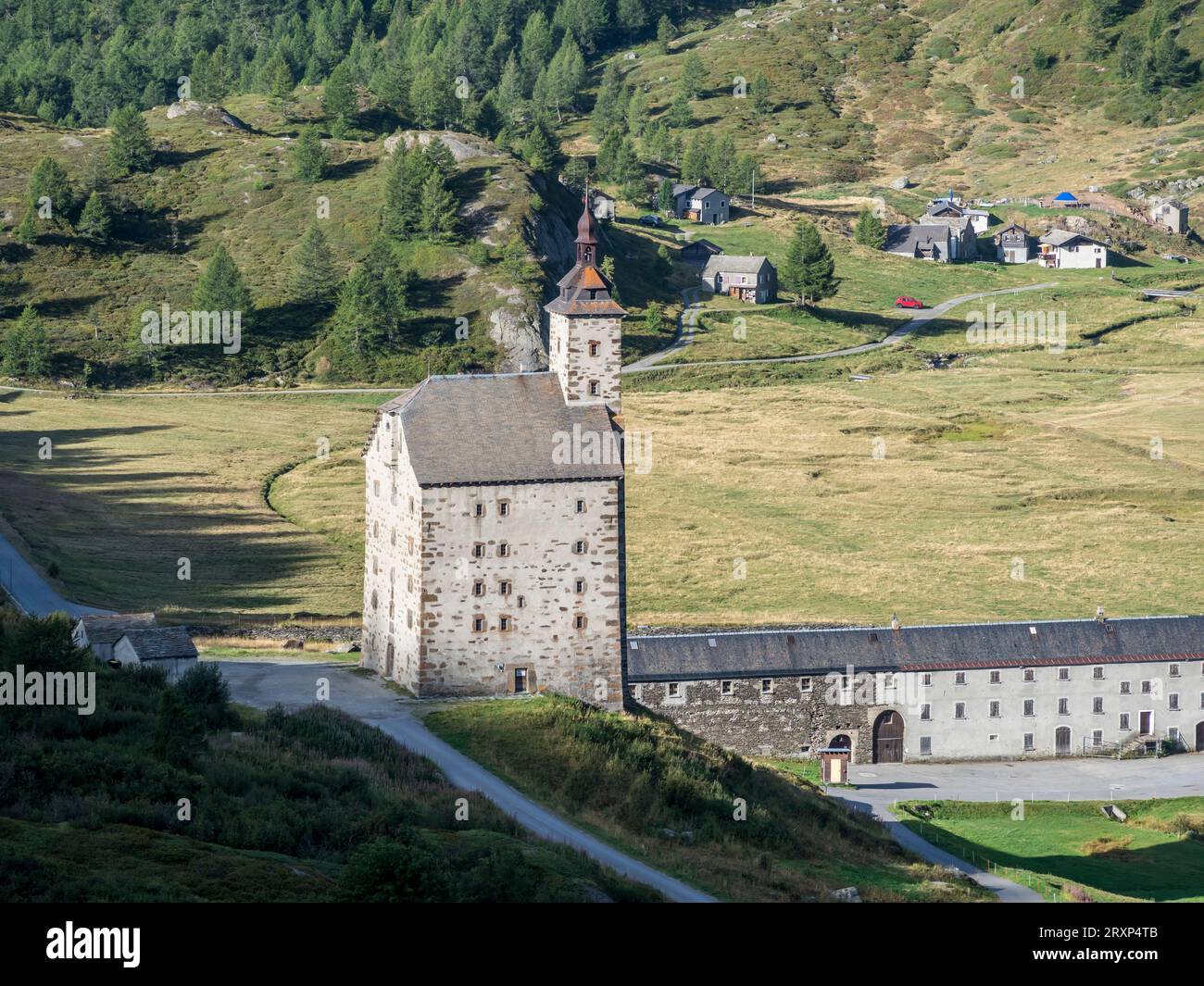 Old Spittel, simplon pass, Switzerland Stock Photo - Alamy