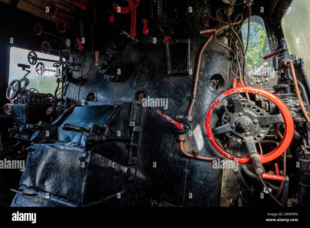 Steam locomotive cab hi-res stock photography and images - Alamy