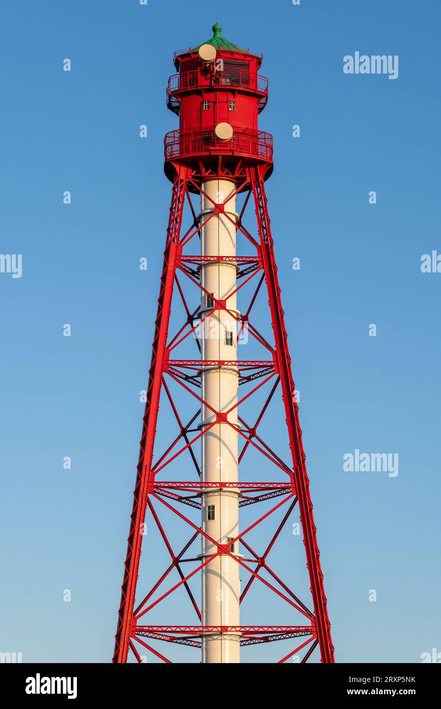 Campen lighthouse in East Frisia, Germany. At a height of 213 feet (65 ...