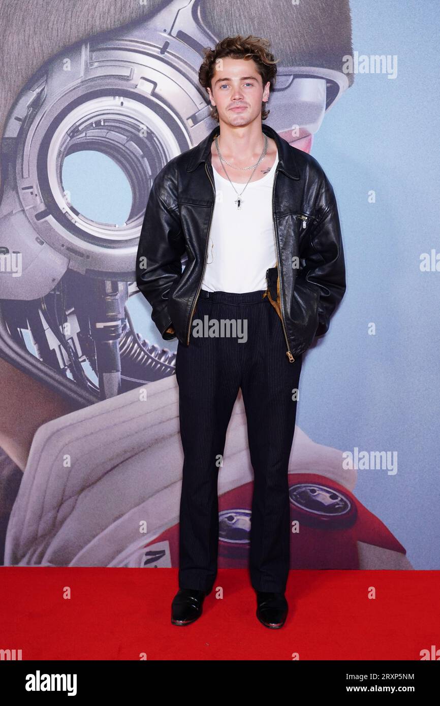 Henry Rowley arrives for the UK premiere of sci-fi thriller The Creator ...