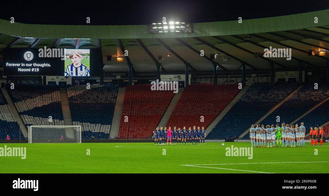 26th September 2023; Hampden Park, Glasgow, Scotland: UEFA Womens ...