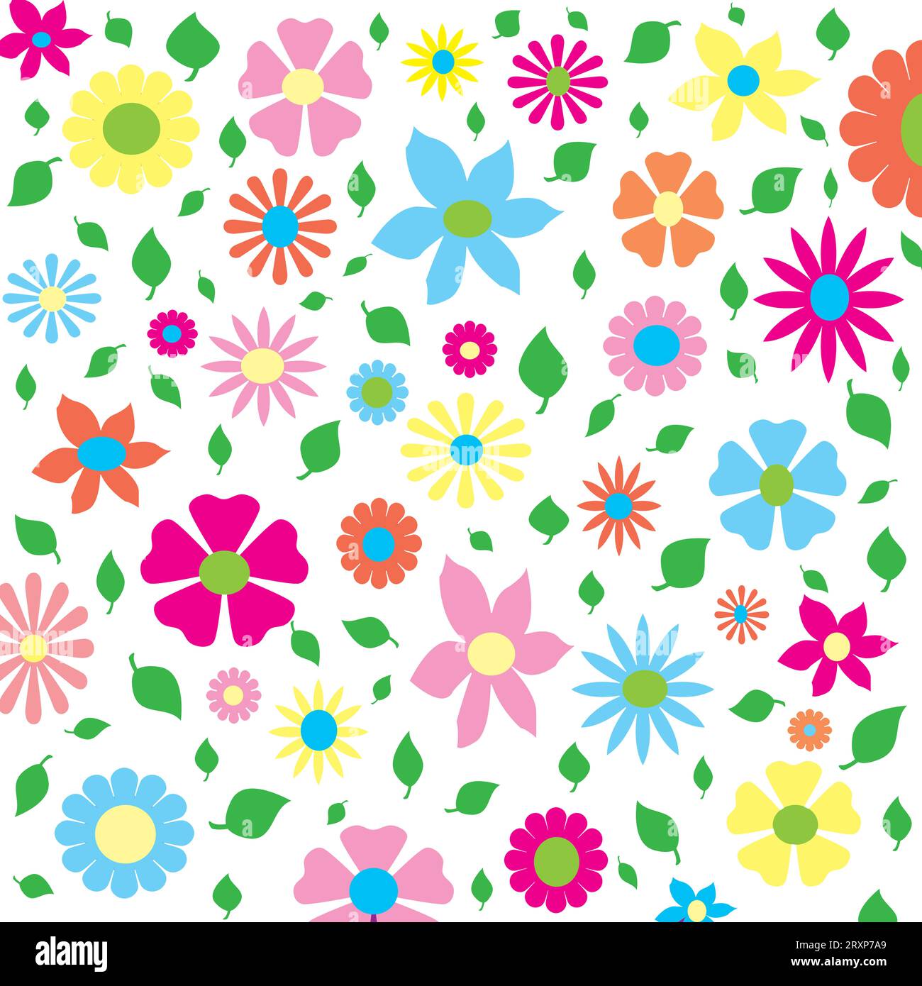 Colorful floral pattern hi-res stock photography and images - Alamy