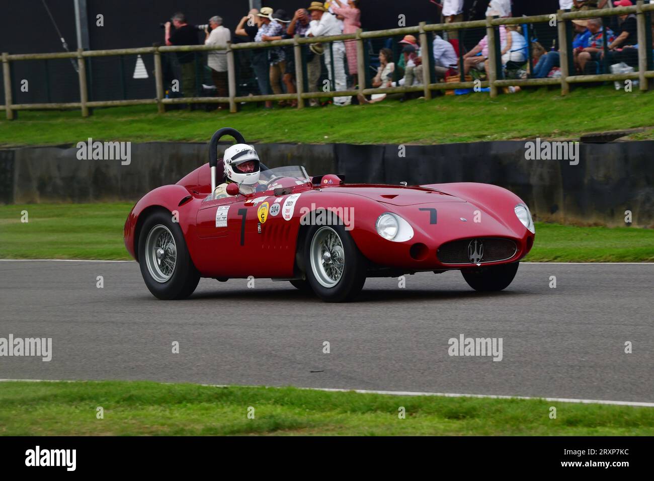 Conrad Ulrich, Maserati 300S, Sussex Trophy, 25 minutes of racing with ...