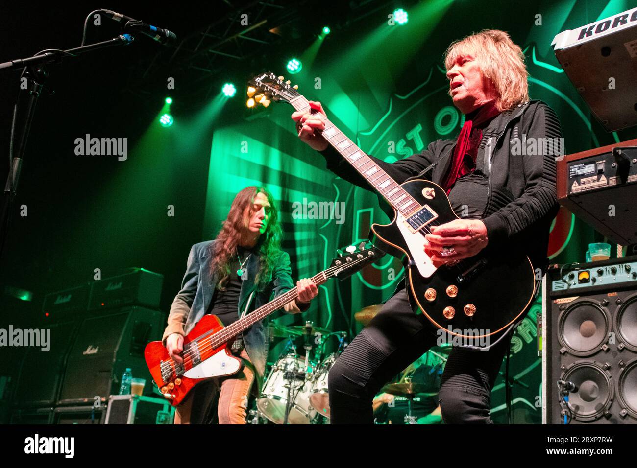 Paul Raymond. UFO. Rock Band. Live onstage in Inverness shortly before ...
