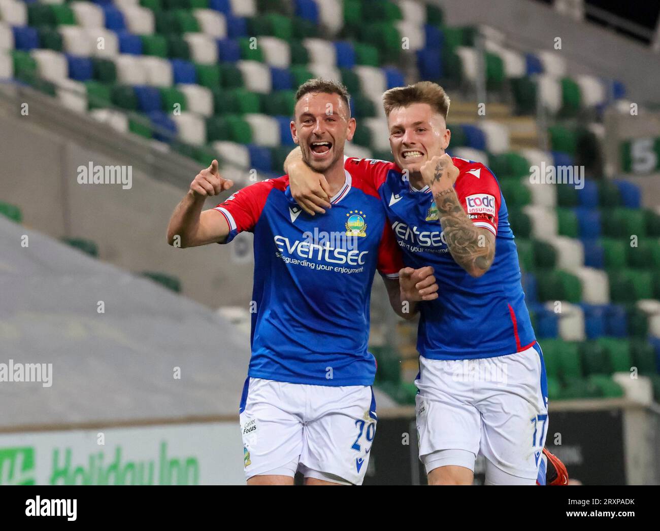 Windsor Park, Belfast, Northern Ireland, UK. 26th Sep 2023. Sports ...