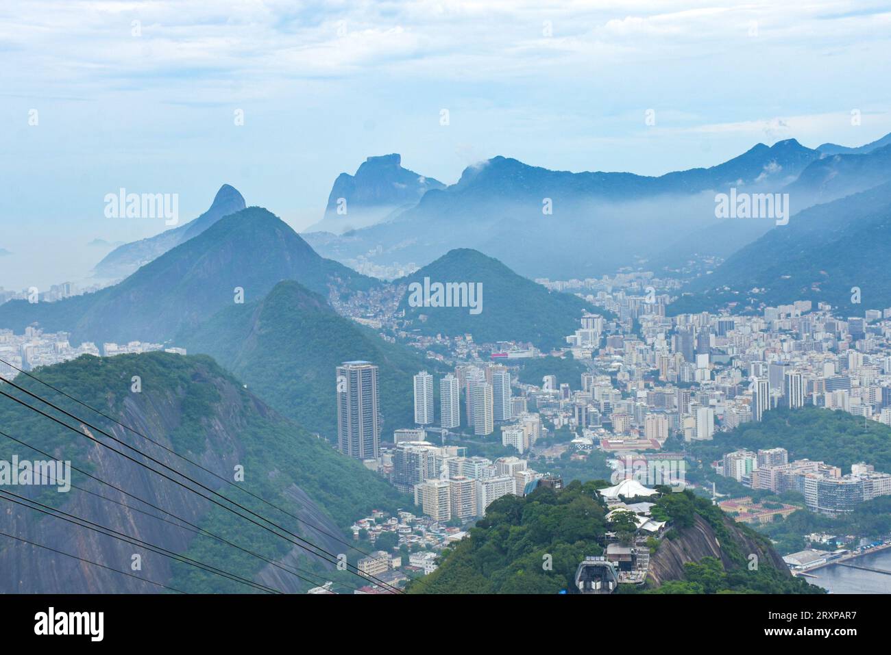 View from the top of Sugarloaf Mountain, is a peak situated in Rio de ...