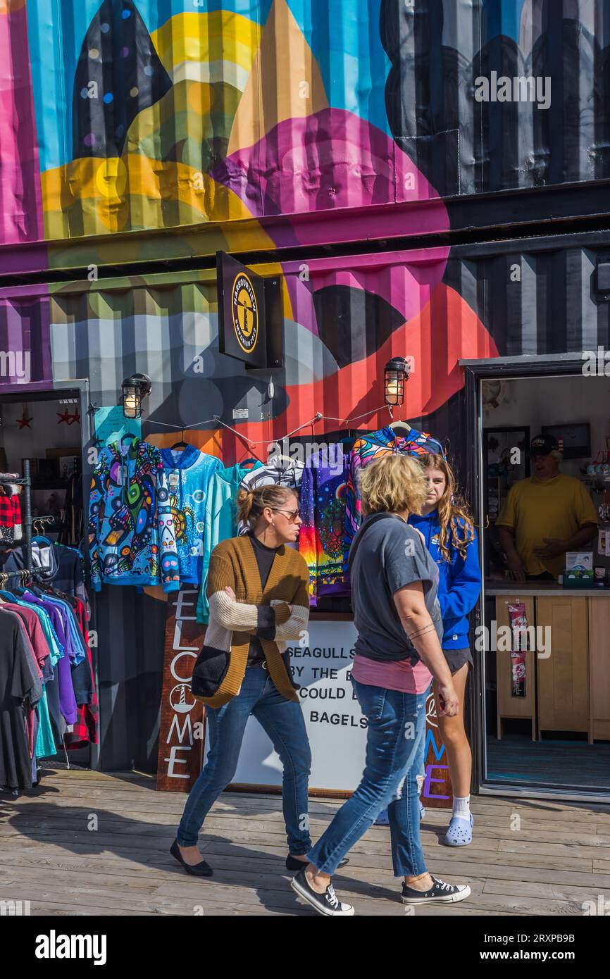 Container Village, called Area 506, at the cruise port in Saint John ...