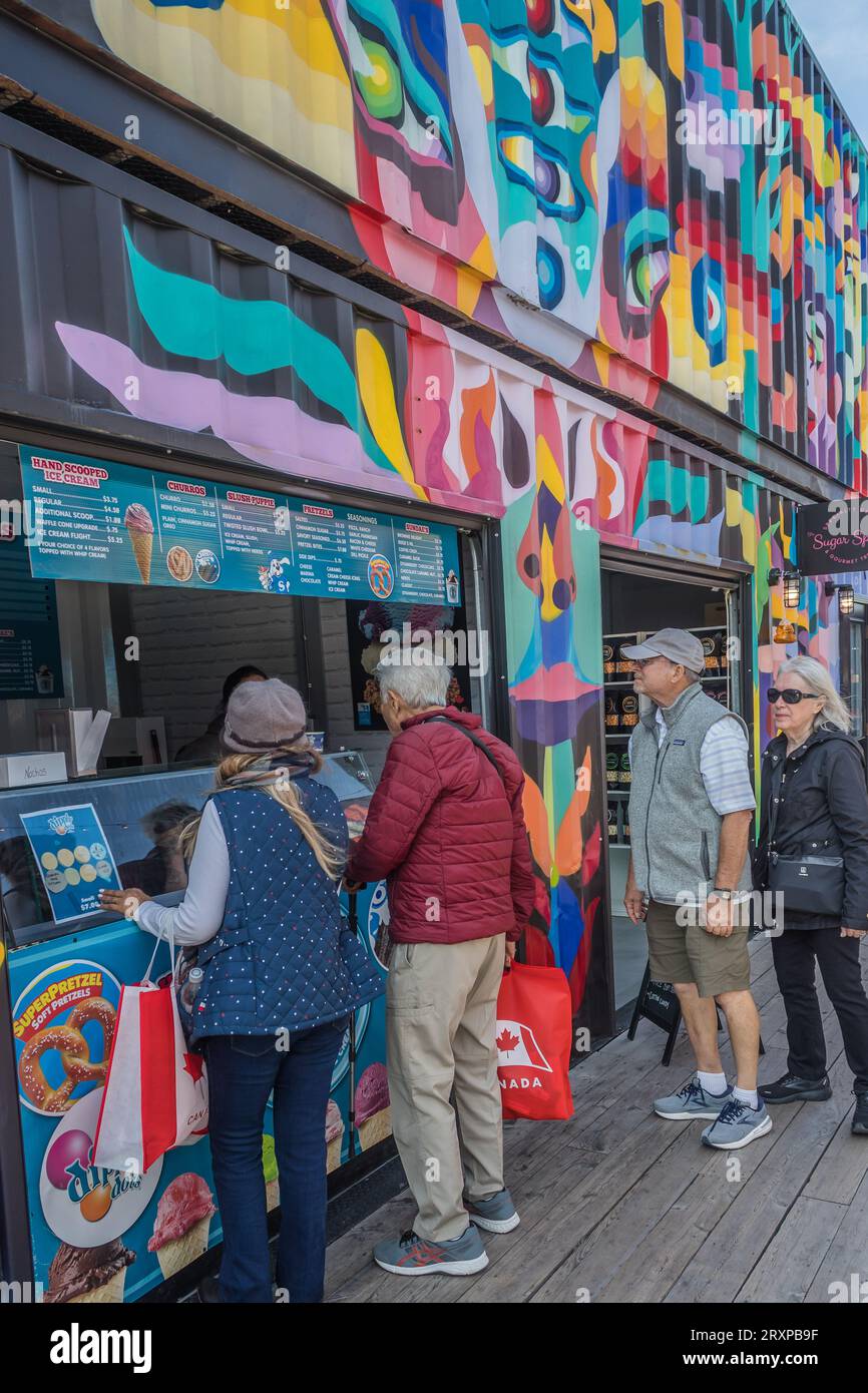 Container Village, called Area 506, at the cruise port in Saint John ...