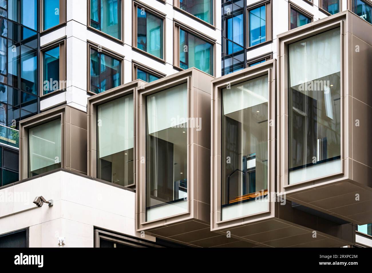 Architectural design of a modern modular multi-story residential metal ...