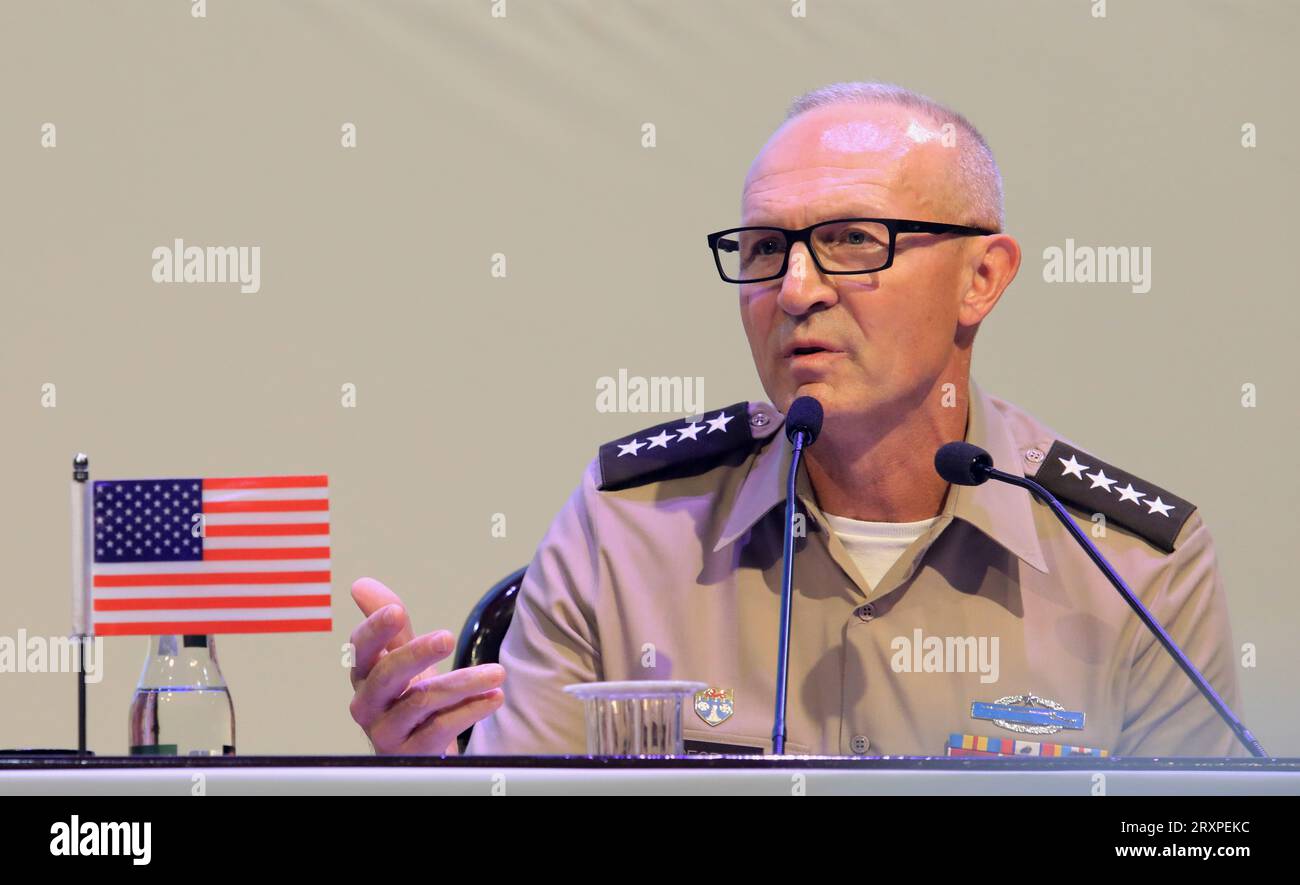 New Delhi, India. 26th Sep, 2023. Chief of Staff of the U.S. Army ...