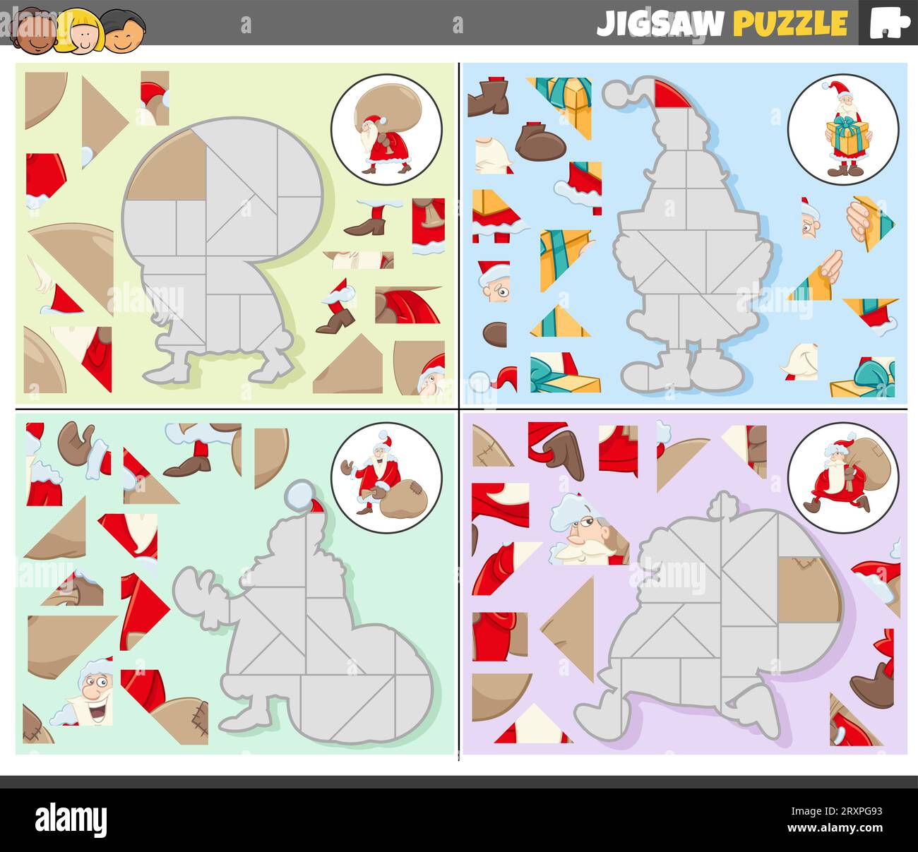 Santa claus games Stock Vector Images - Alamy