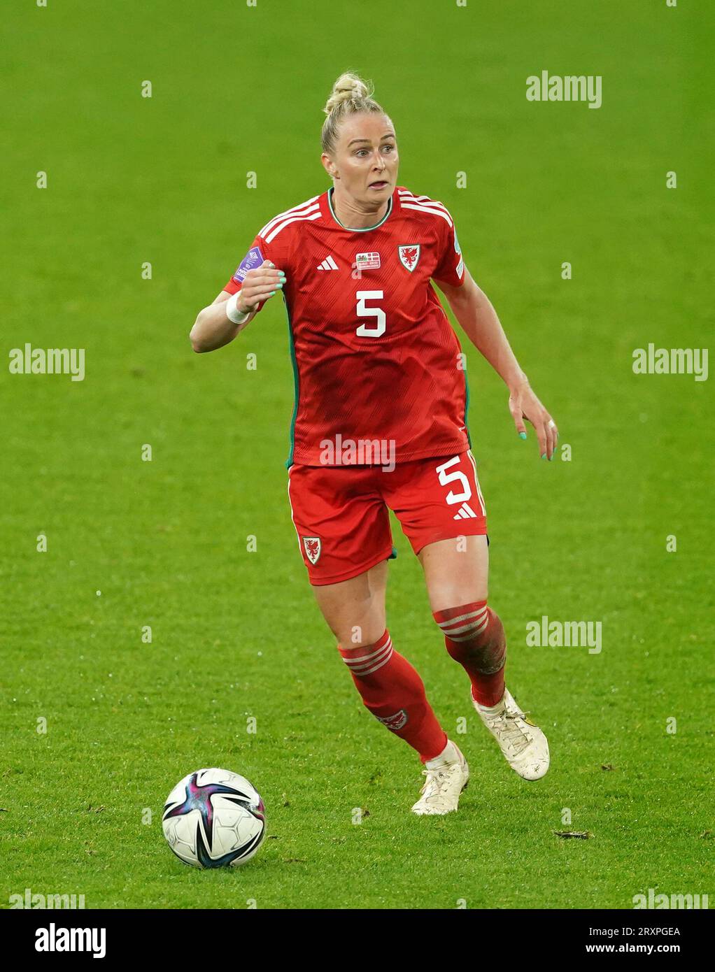 Wales' Rhiannon Roberts during the UEFA Women's Nations League Group A3 ...