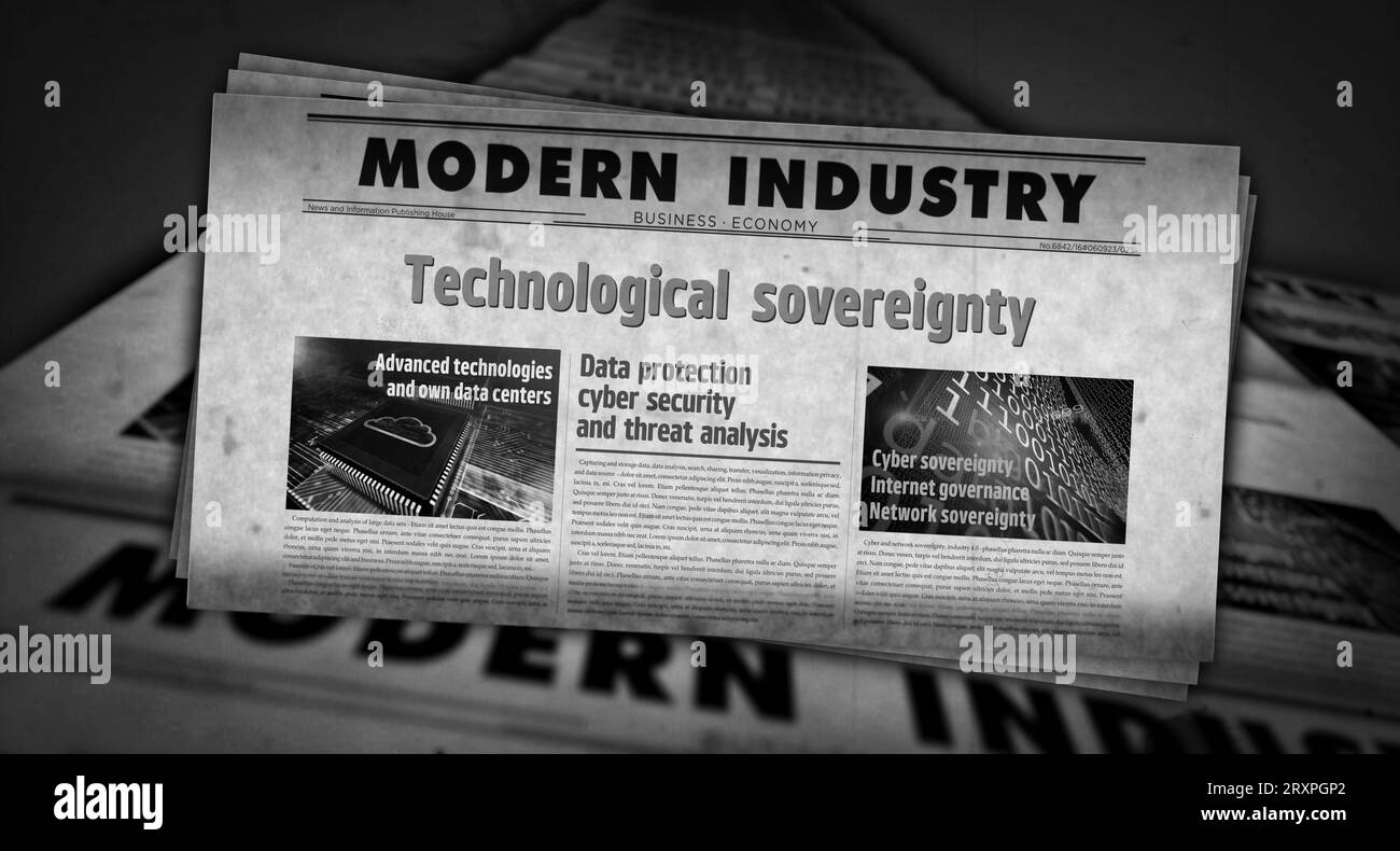 Technological sovereignty technology data and information independence ...