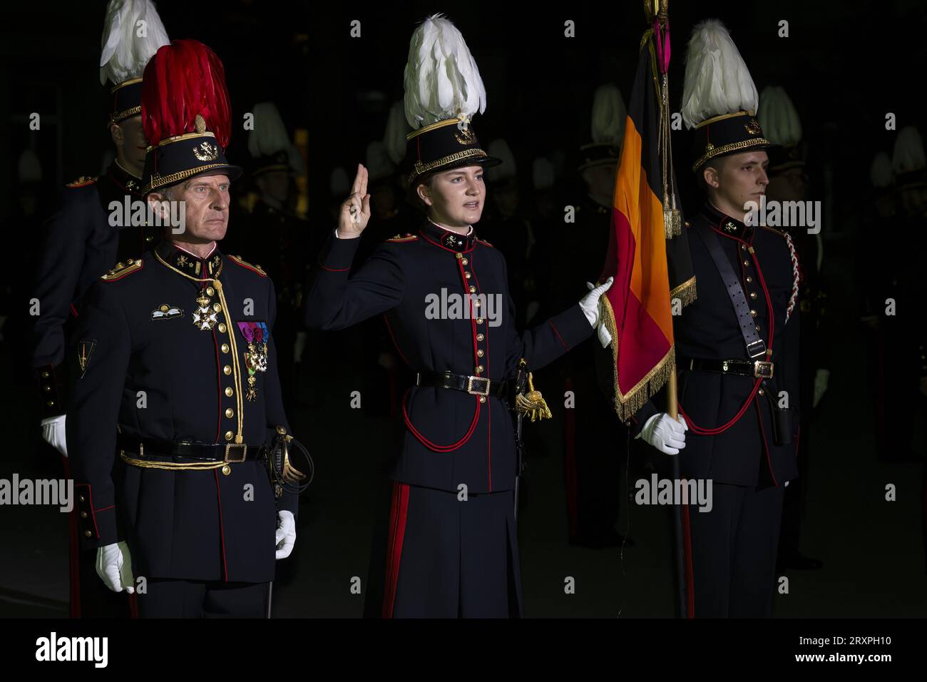 Brussels, Belgium. 26th Sep, 2023. Crown Princess Elisabeth pictured ...