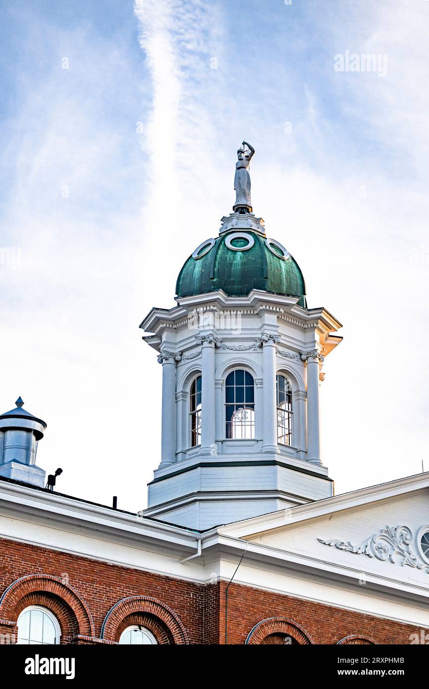 An classic old colonial multistory red brick apartment geometric shape ...