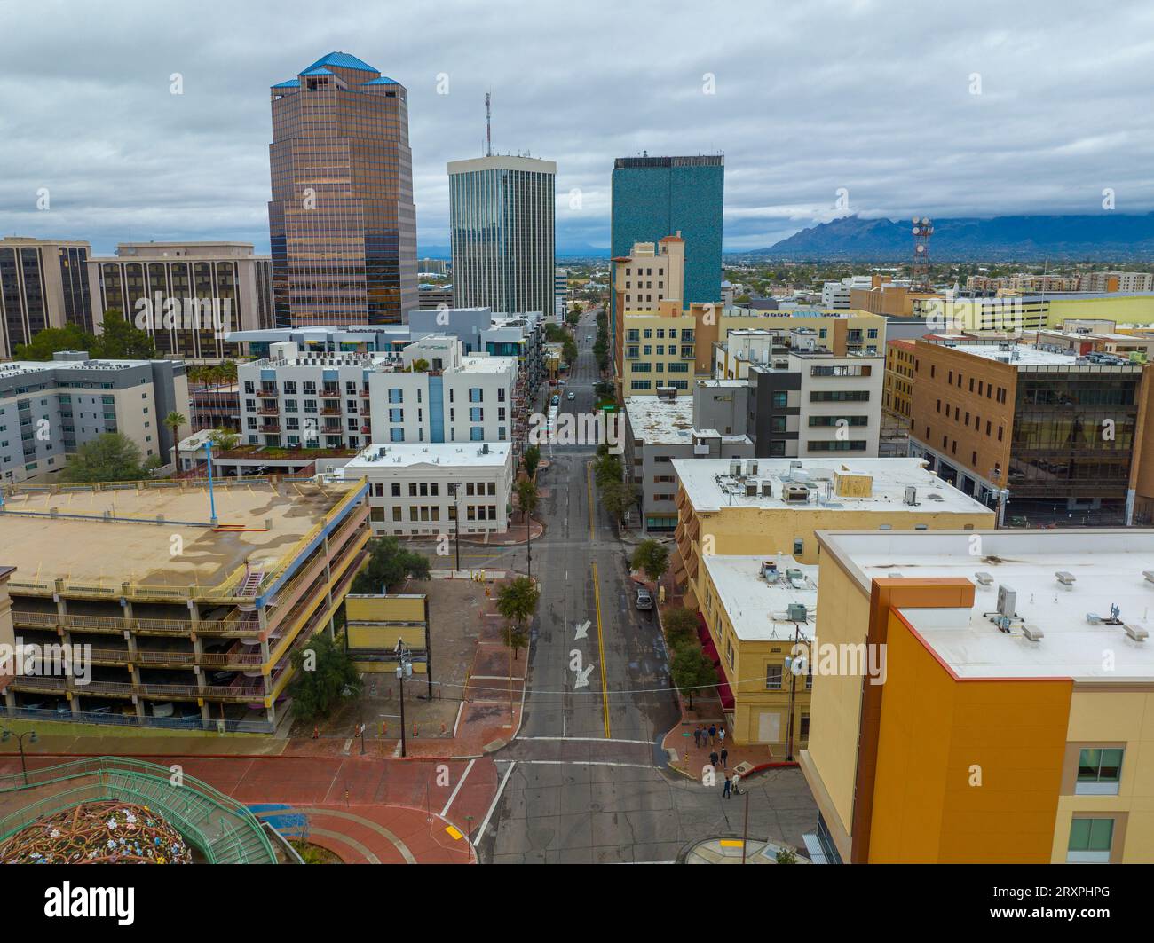 Skyscrapers in downtown tucson arizona hi-res stock photography and ...