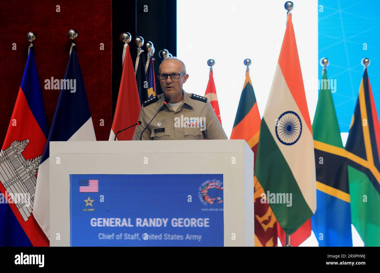 New Delhi, India. 26th Sep, 2023. Chief of Staff of the U.S. Army ...