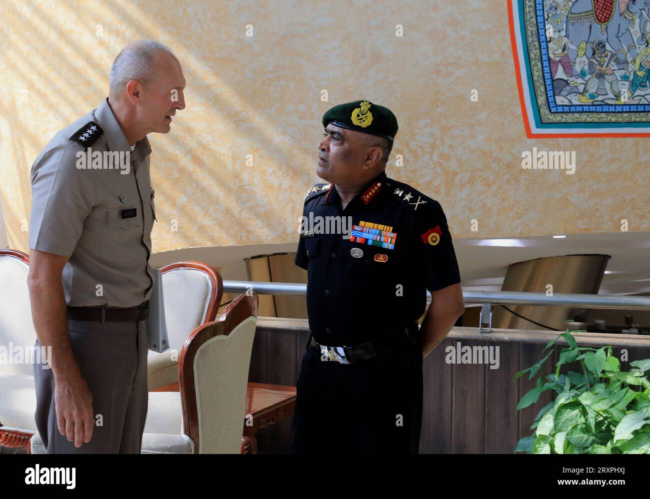 New Delhi, India. 26th Sep, 2023. Chief of Staff of the U.S. Army ...