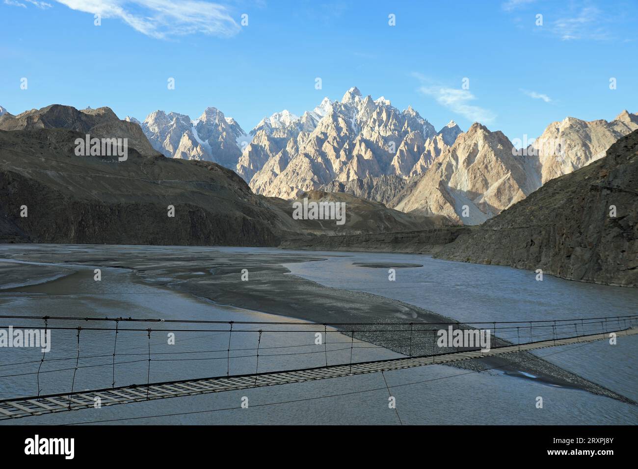 Iconic Hussaini Bridge in Pakistan Stock Photo - Alamy