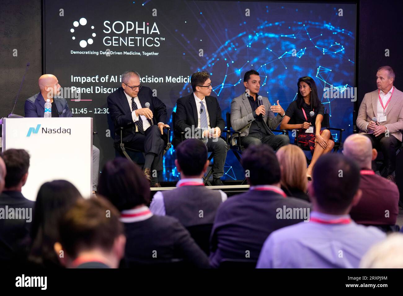 IMAGE DISTRIBUTED FOR SOPHIA GENETICS - Peter Casasanto (left), Chief Biopharma Officer, SOPHiA ...
