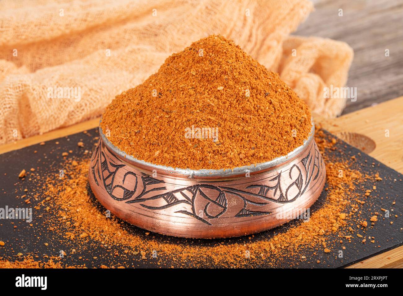 Powdered cajun spice. Dried ground cajun powder spices. Cajun Seasoning ...