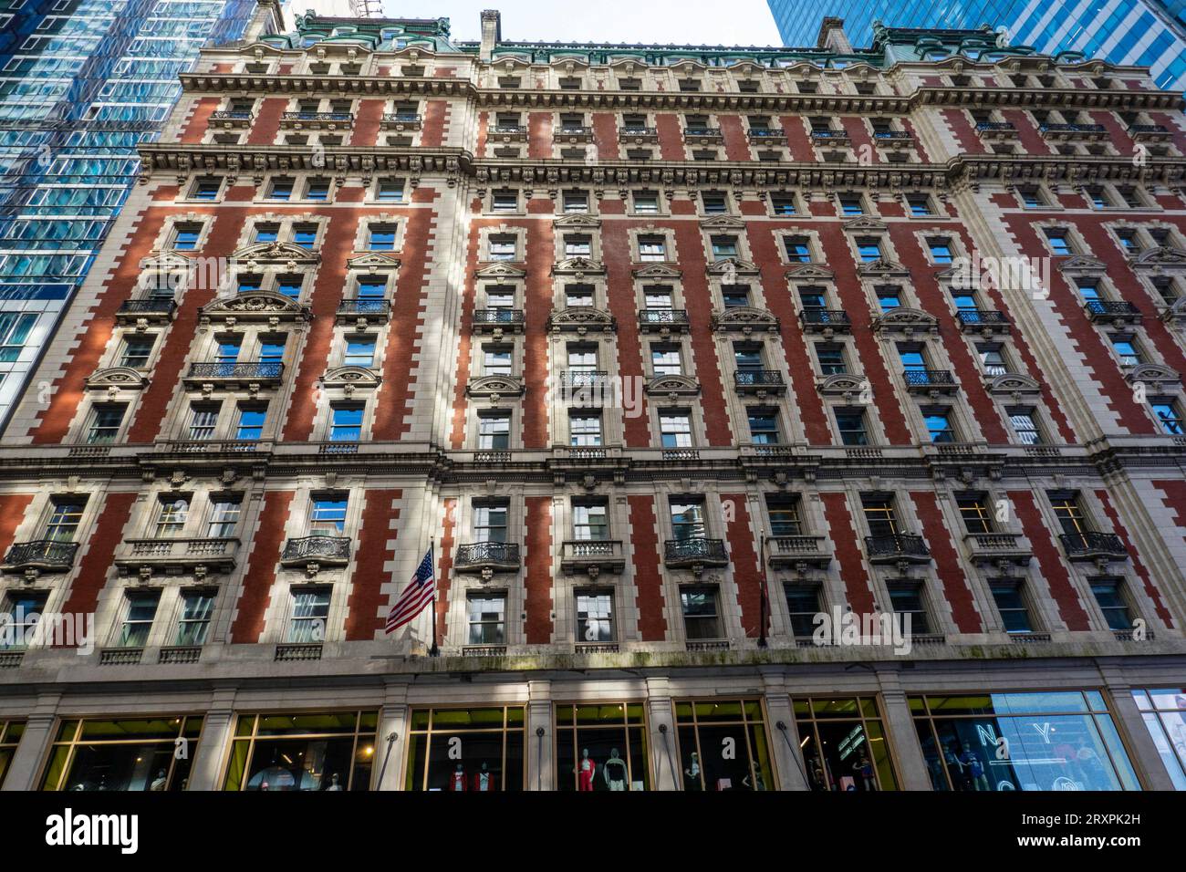 The Knickerbocker hotel is located on W. 42nd St. and Broadway in Times ...