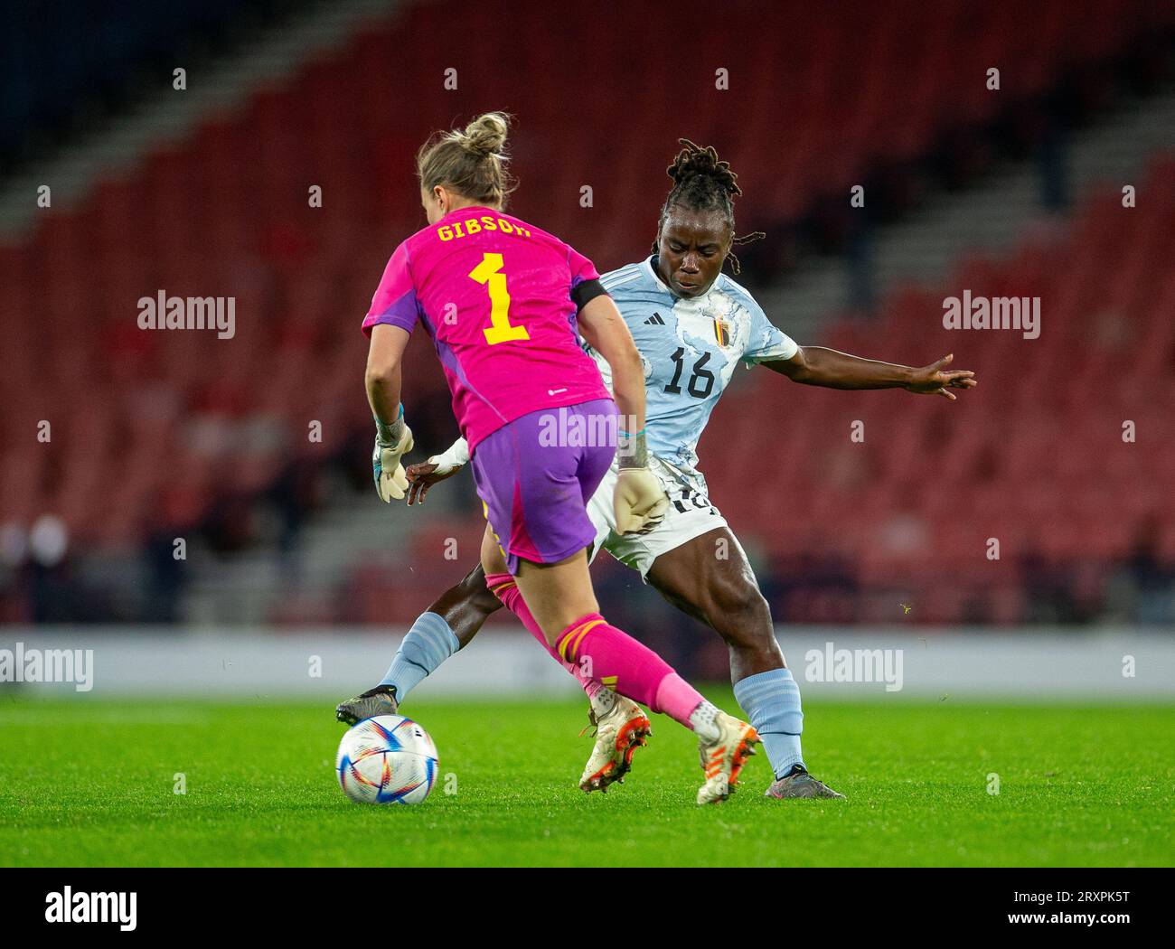 26th September 2023; Hampden Park, Glasgow, Scotland: UEFA Womens ...