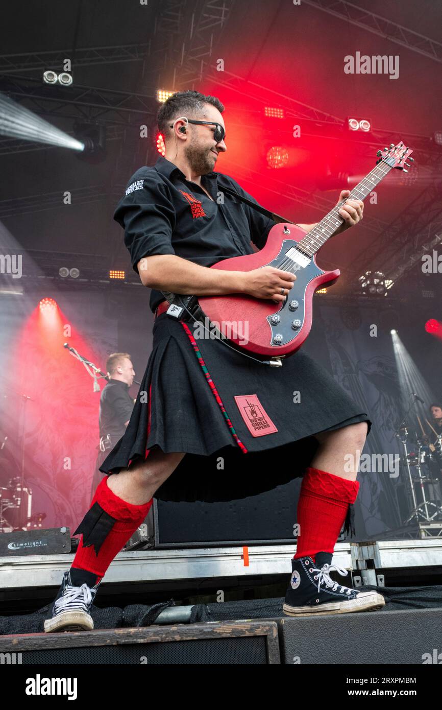 Red Hot Chilli Pipers performing at The Gathering, Northern Meeting ...
