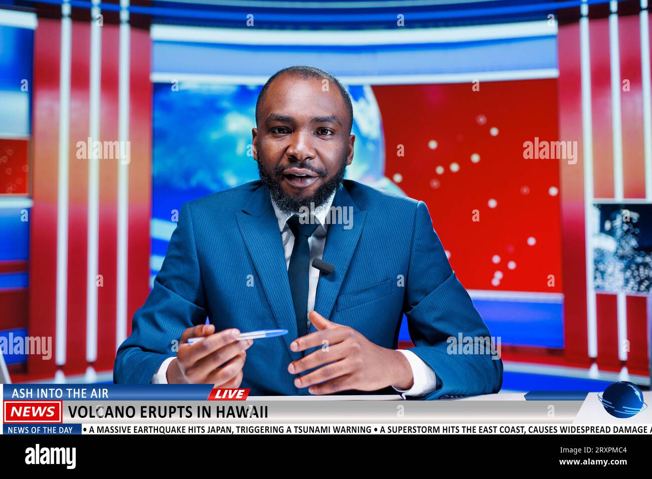 News anchor reveals vulcano eruption event in hawaii, talking about ...