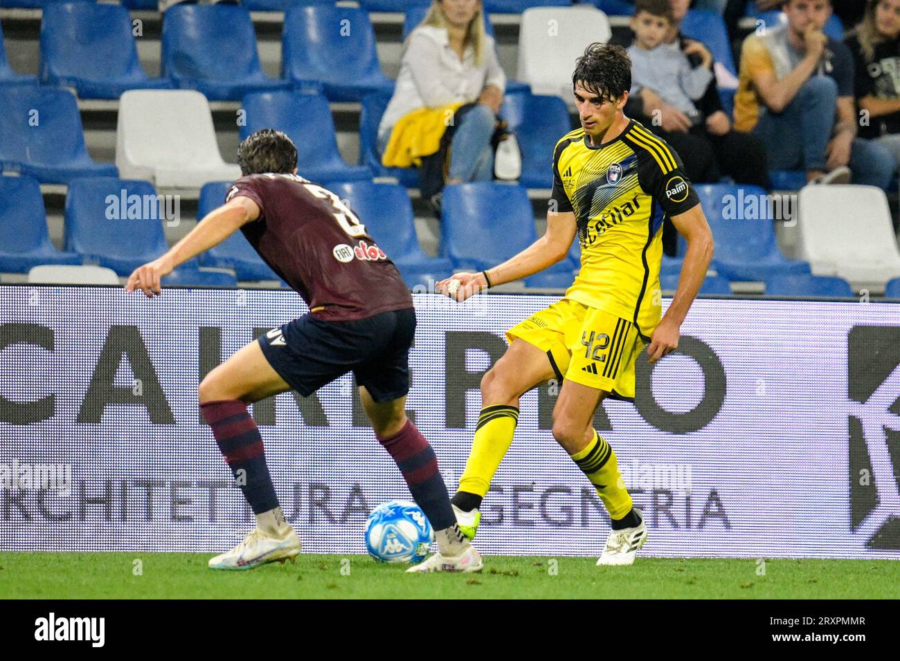 Reggio Emilia, Italy. 26th Sep, 2023. Tommaso Barbieri (Pisa) hampered ...