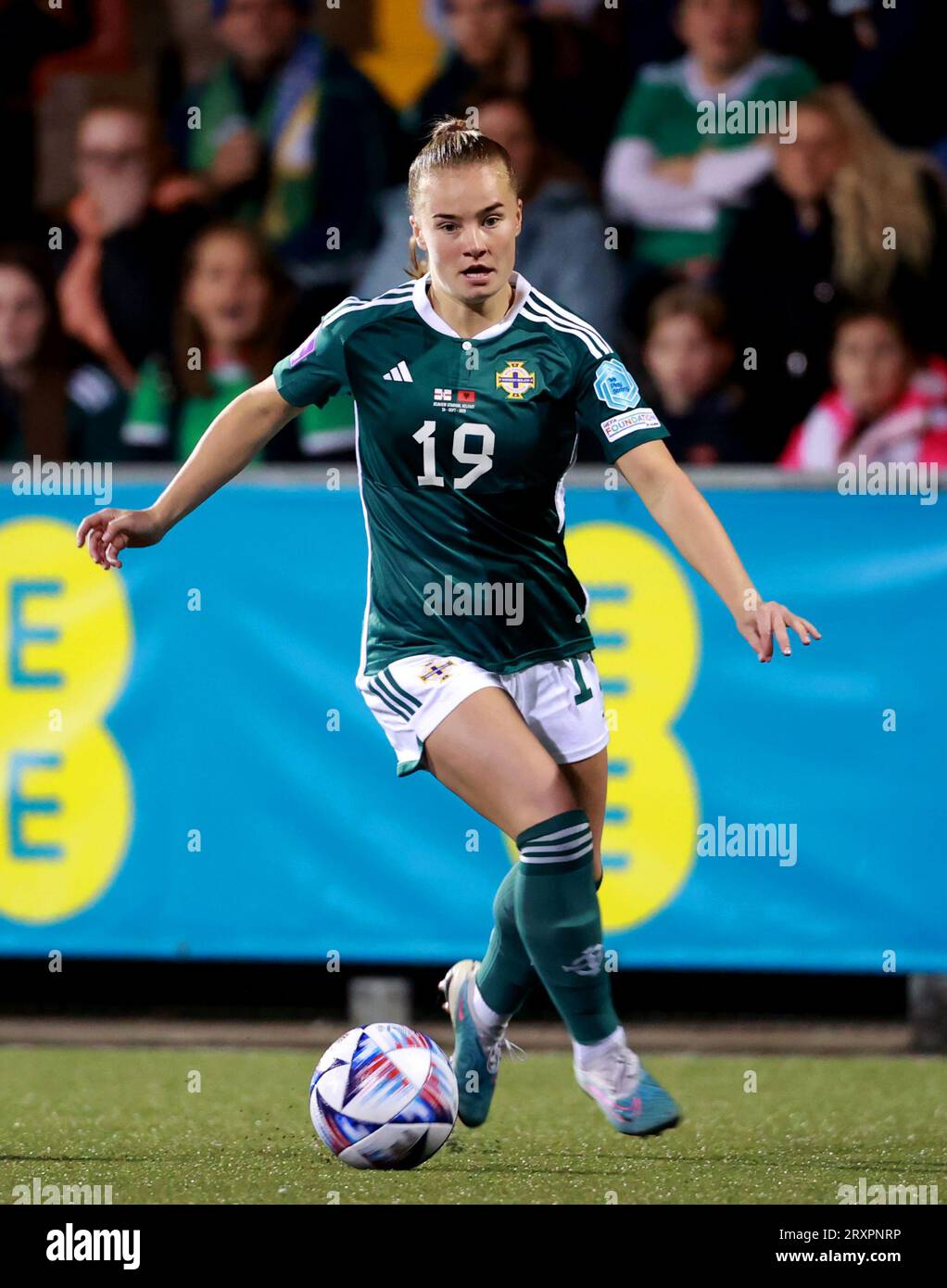 Northern Ireland's Emily Wilson during the UEFA Women's Nations League ...