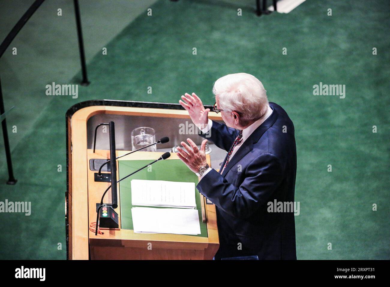 New York, New York, USA. 26th Sep, 2023. Canadian Ambassador to the UN ...
