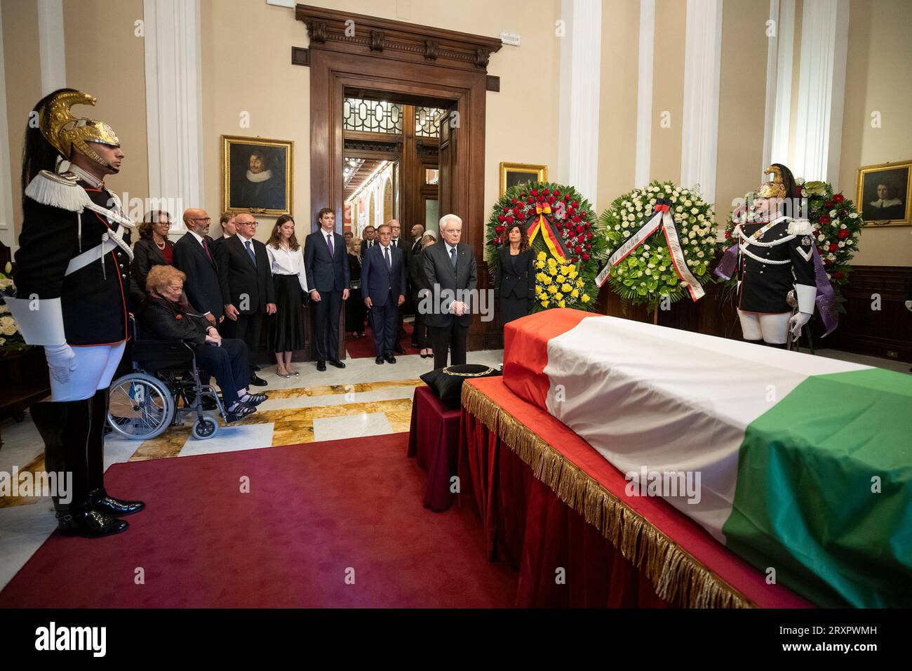 (230926) -- ROME, Sept. 26, 2023 (Xinhua) -- Italian President Sergio ...