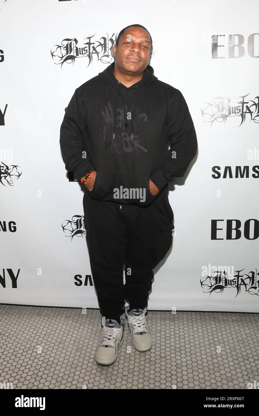 New York, United States. 25th Sep, 2023. Vin Rock during the Samsung ...