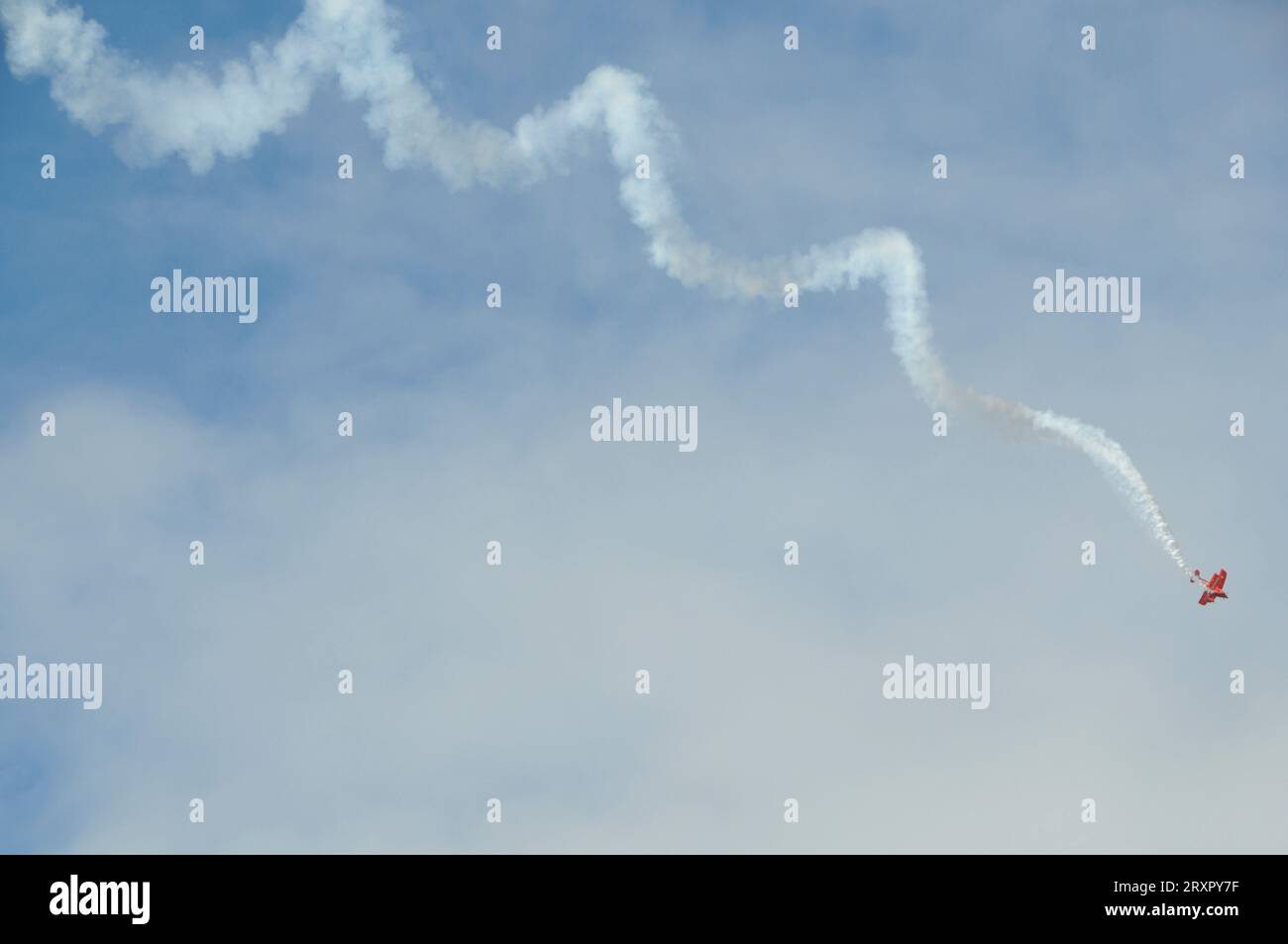 Aircraft Performing Acrobatics in Air Show Stock Photo - Alamy