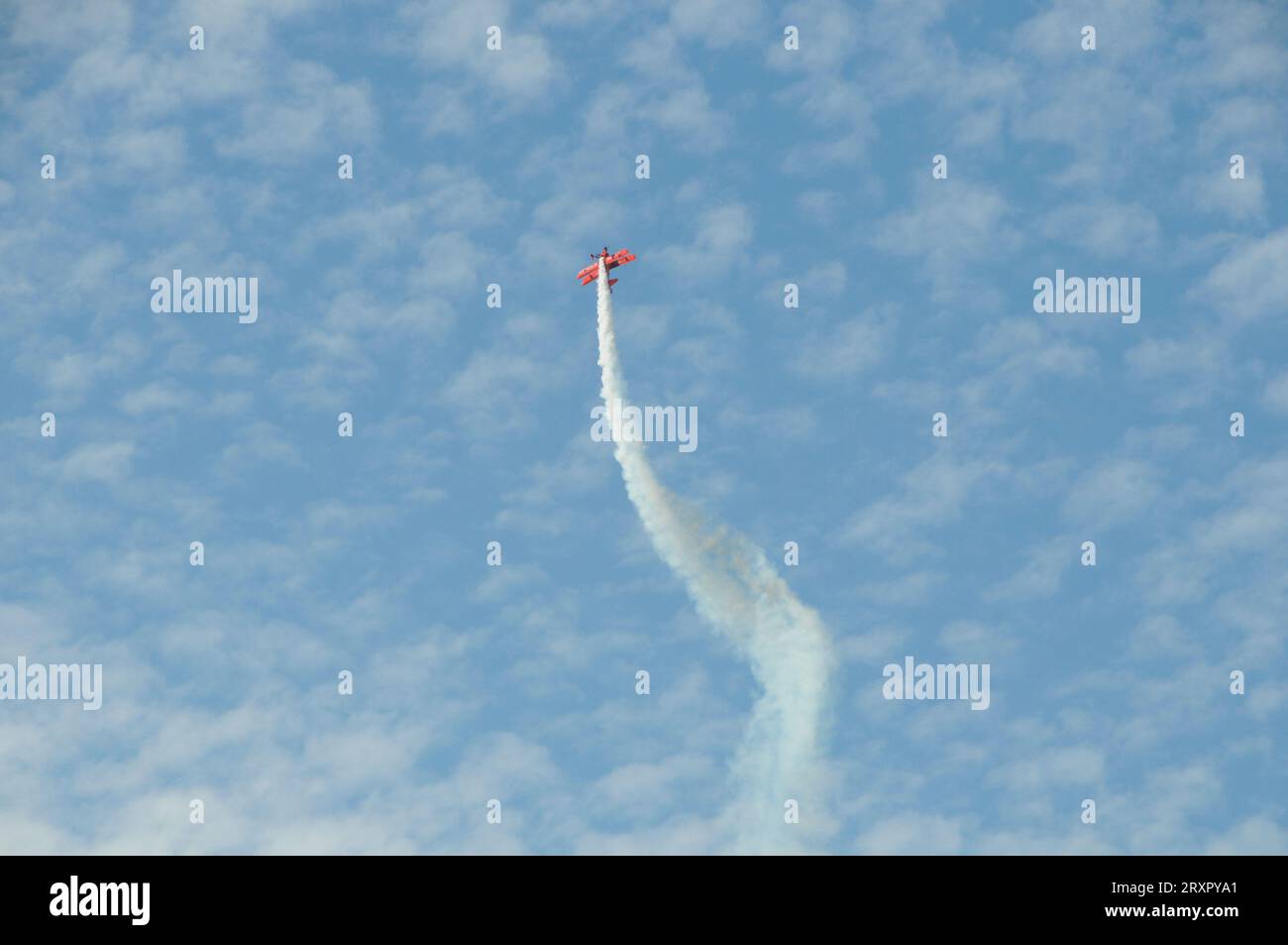 Aircraft Performing Acrobatics in Air Show Stock Photo - Alamy