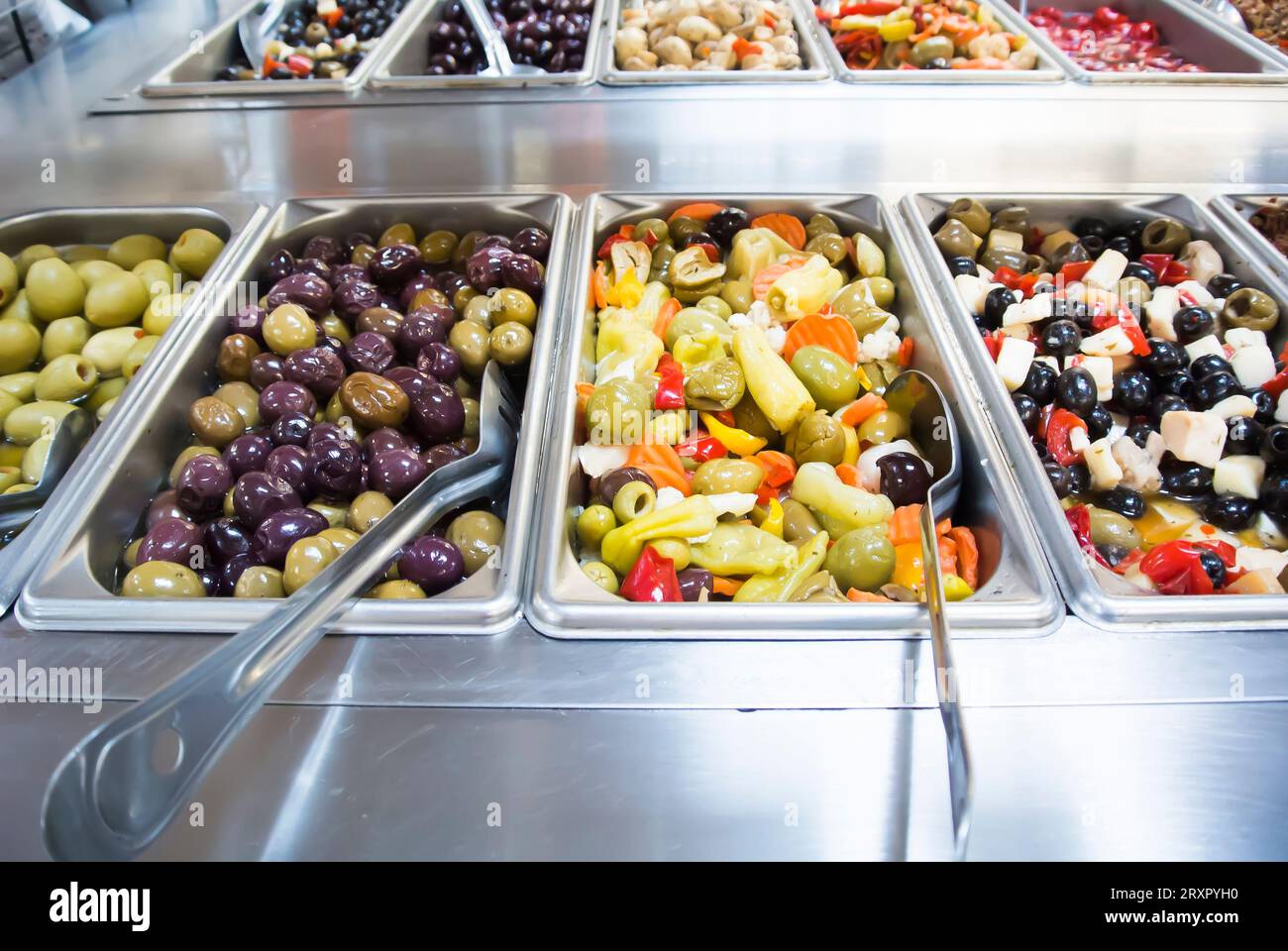 Self Service Food Unit Stock Photo - Alamy