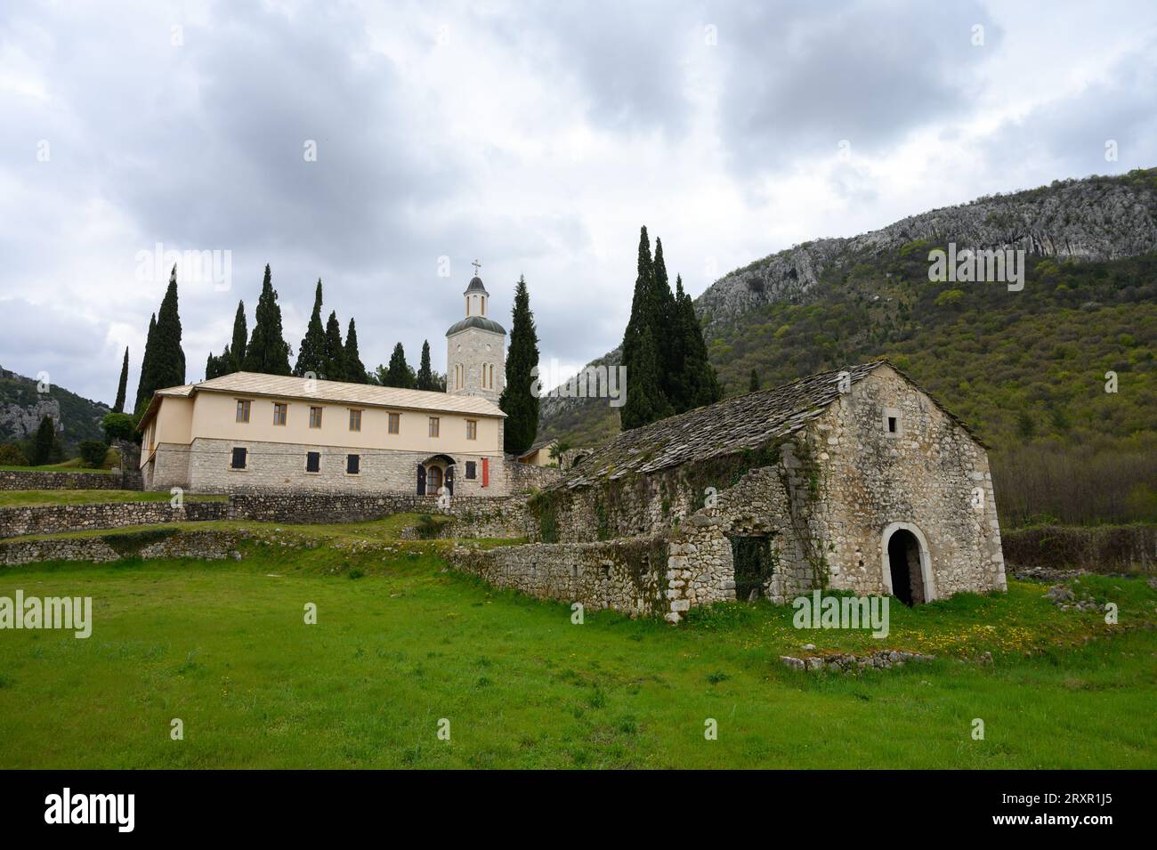 The Žitomislić Monastery, а Serbian Orthodox monastery dedicated to the ...