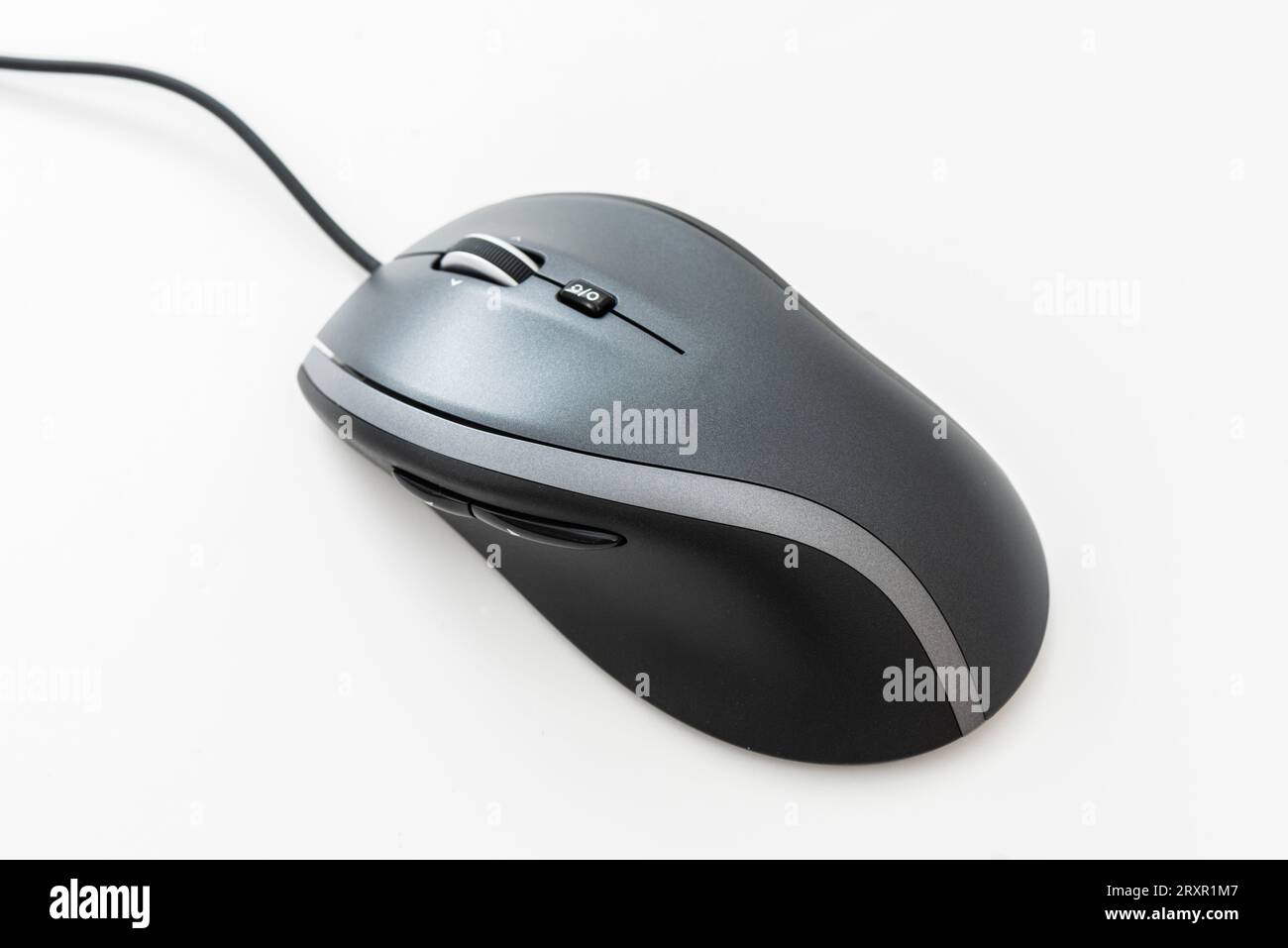 Cordless computer mouse isolated on white background Stock Photo - Alamy