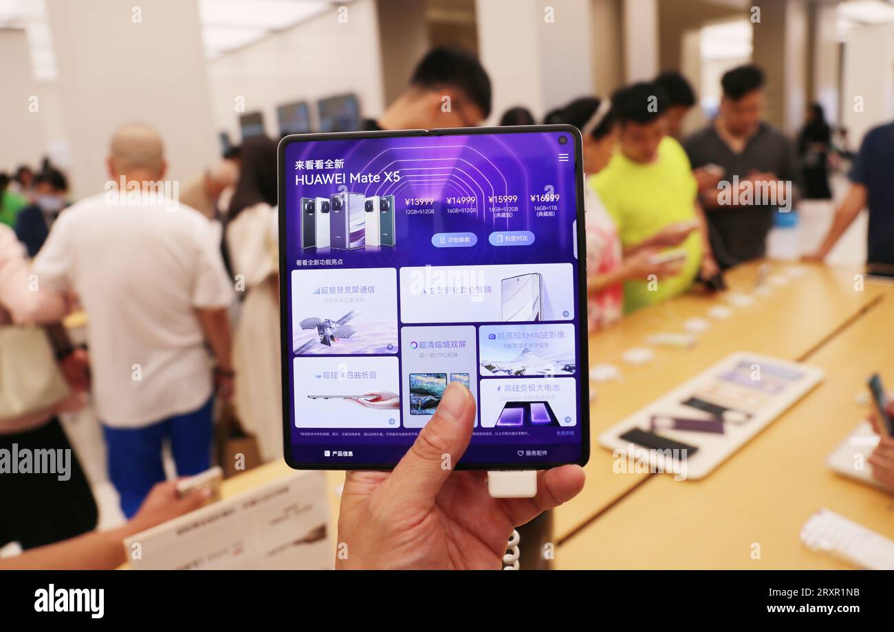 SHANGHAI, CHINA - SEPTEMBER 24, 2023 - Visitors experience the newly ...