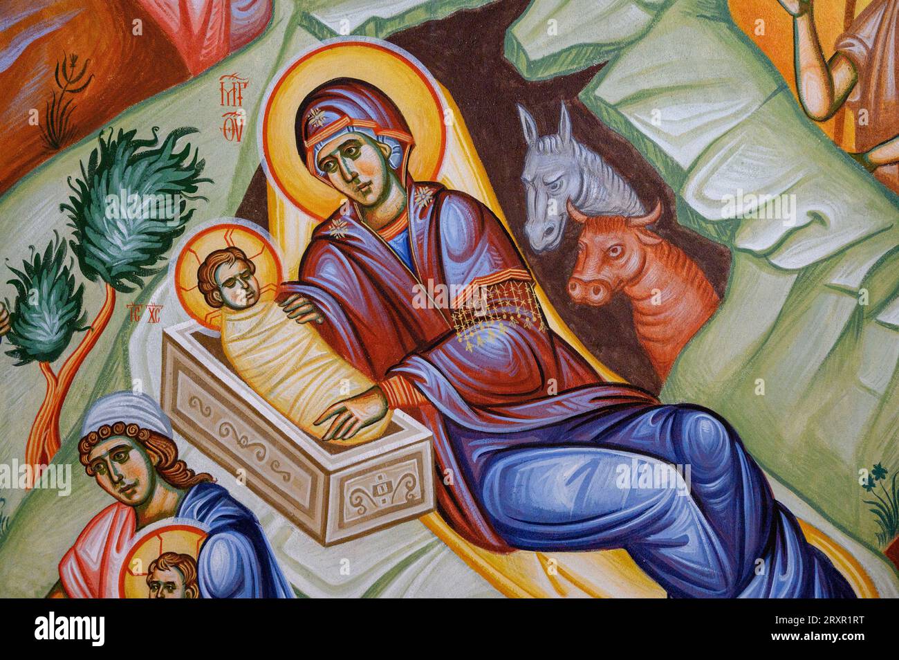 Orthodox nativity icon hi-res stock photography and images - Alamy
