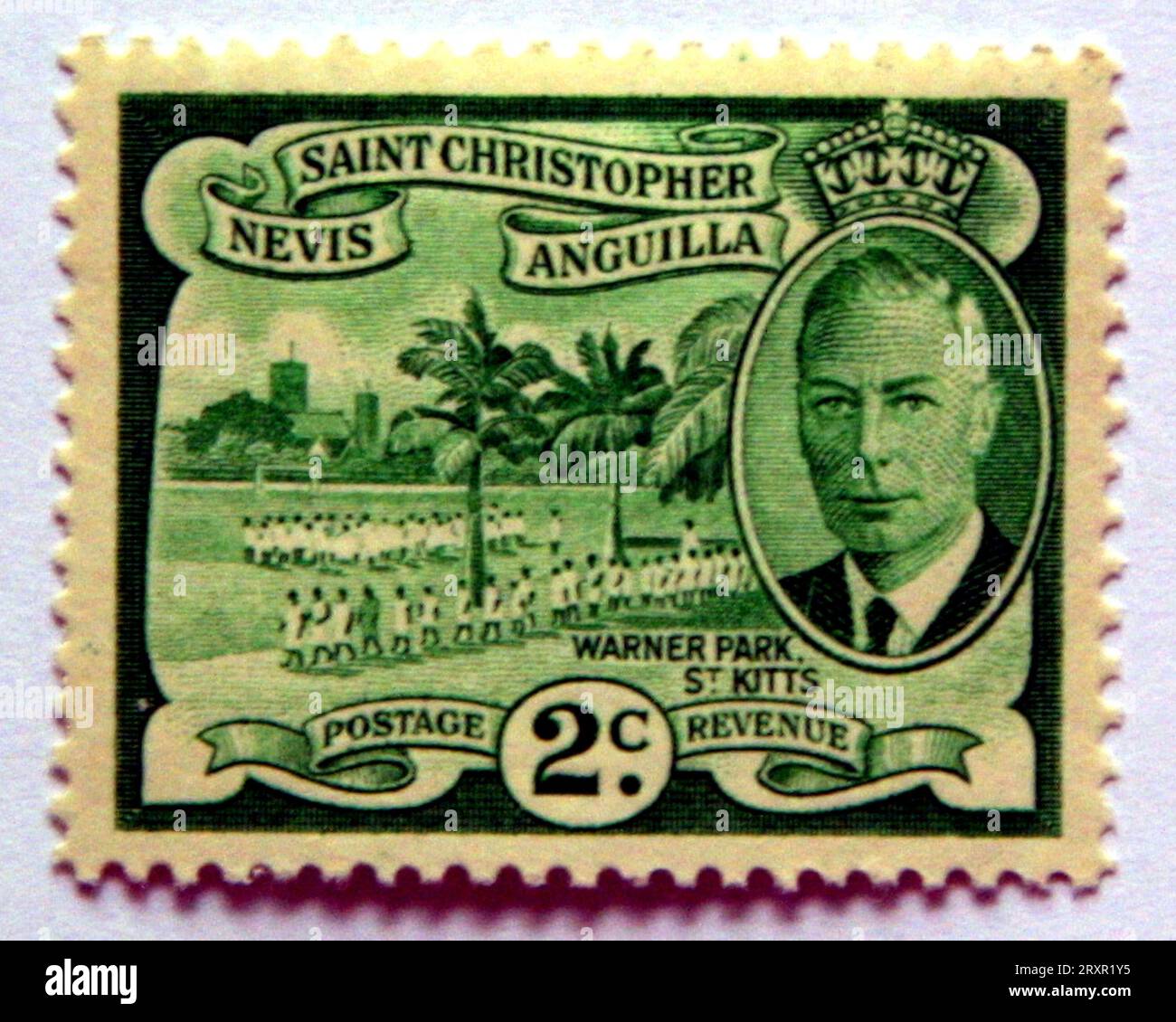 St kitts postage stamp hi-res stock photography and images - Alamy