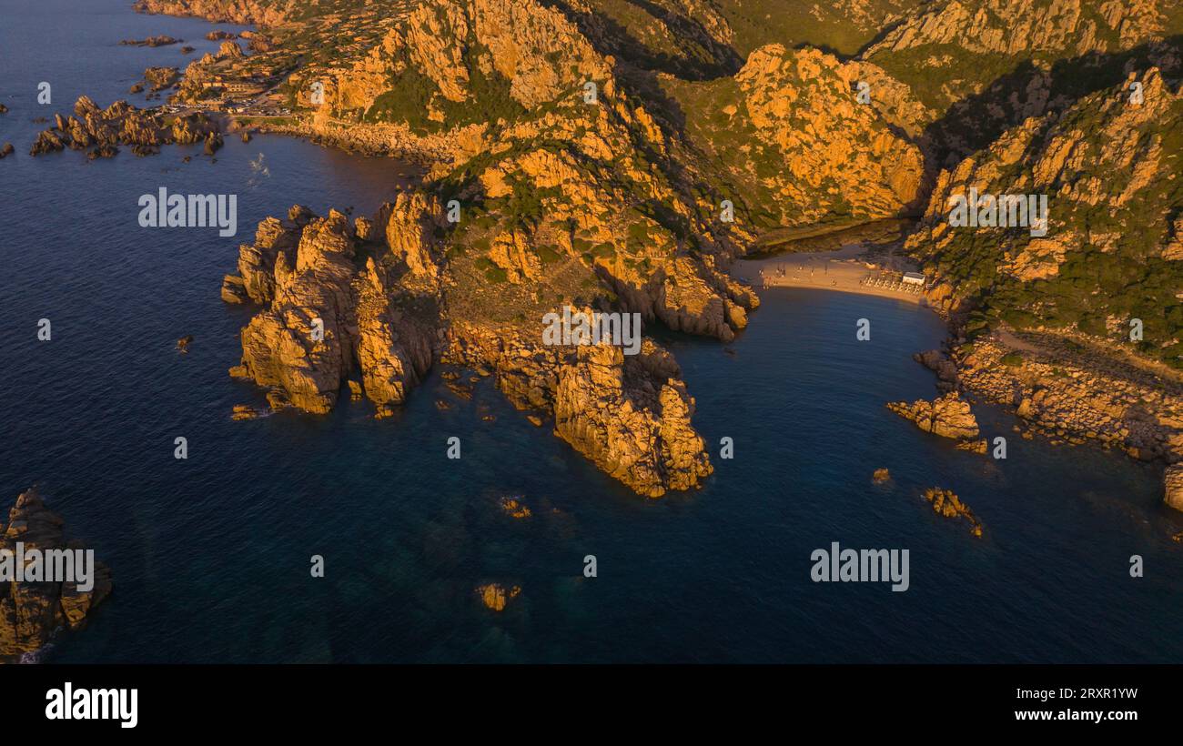 Li cossi beach in Costa Paradiso on Sardinia, Italy Stock Photo - Alamy