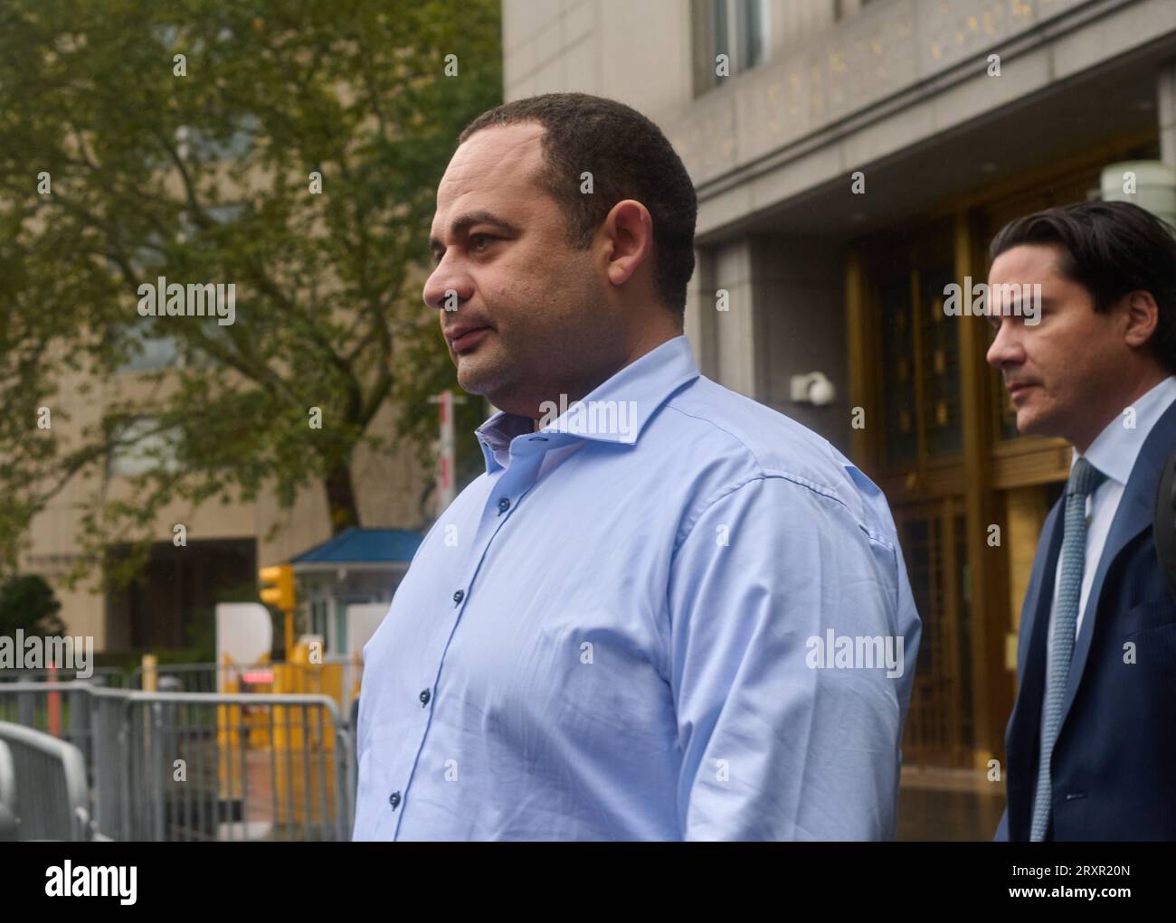 New York, New York, USA. 26th Sep, 2023. Egyptian national, Wael Hana ...