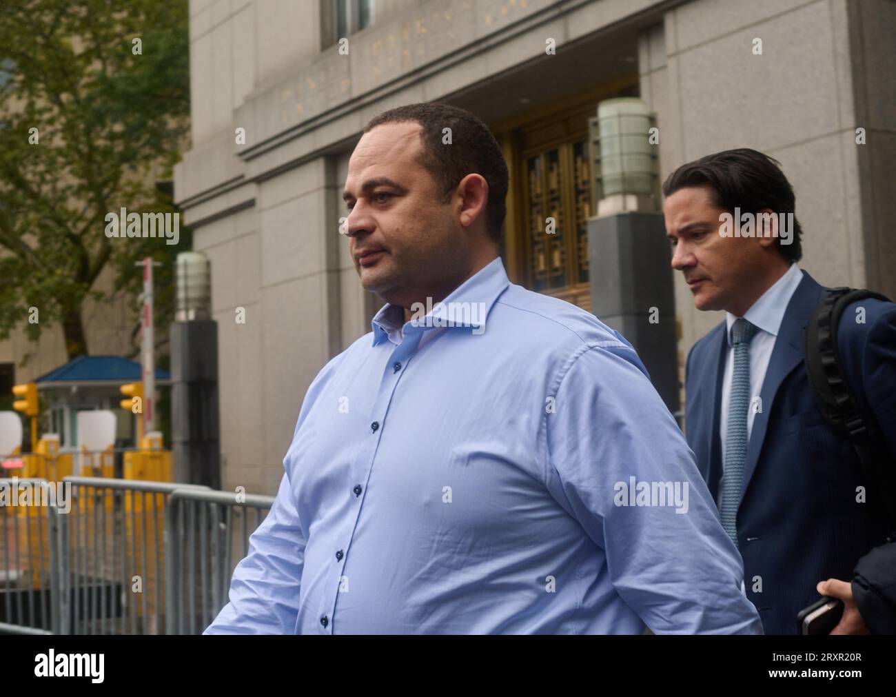 New York, New York, USA. 26th Sep, 2023. Egyptian national, Wael Hana ...