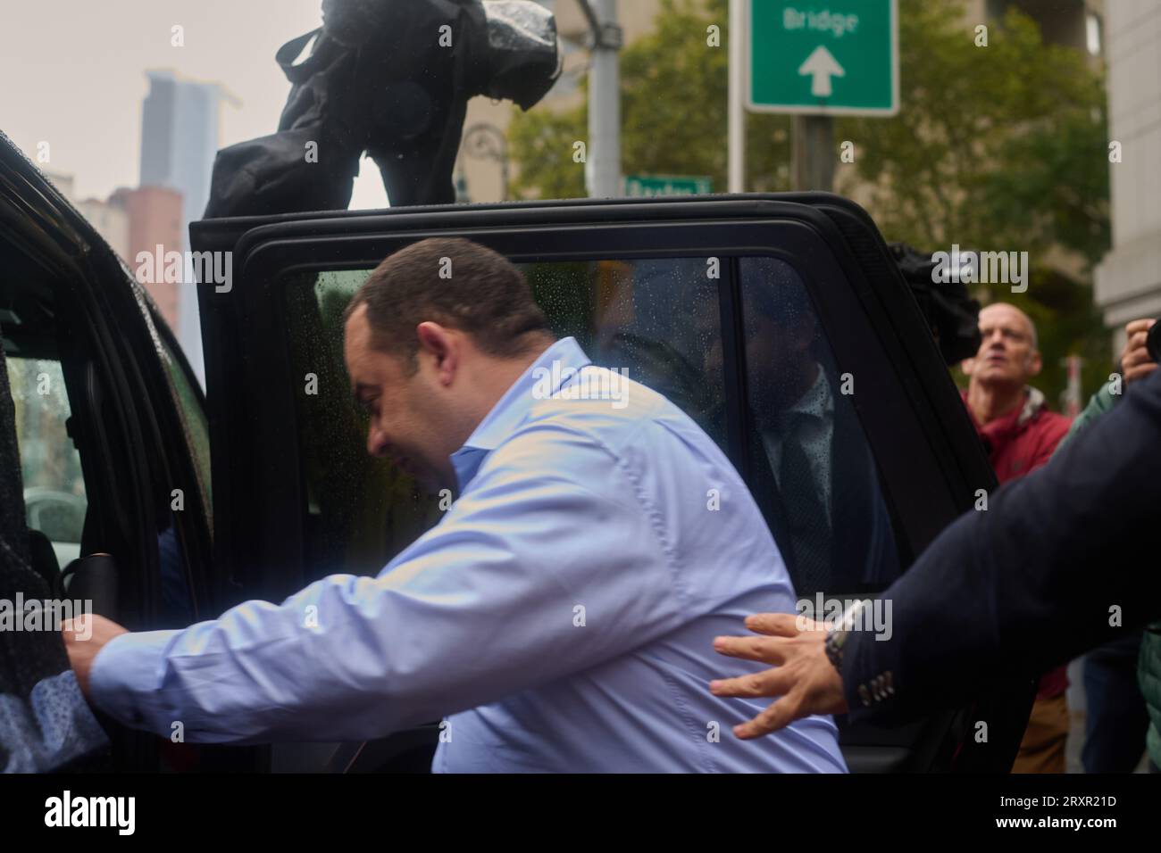 New York, New York, USA. 26th Sep, 2023. Egyptian national, Wael Hana ...