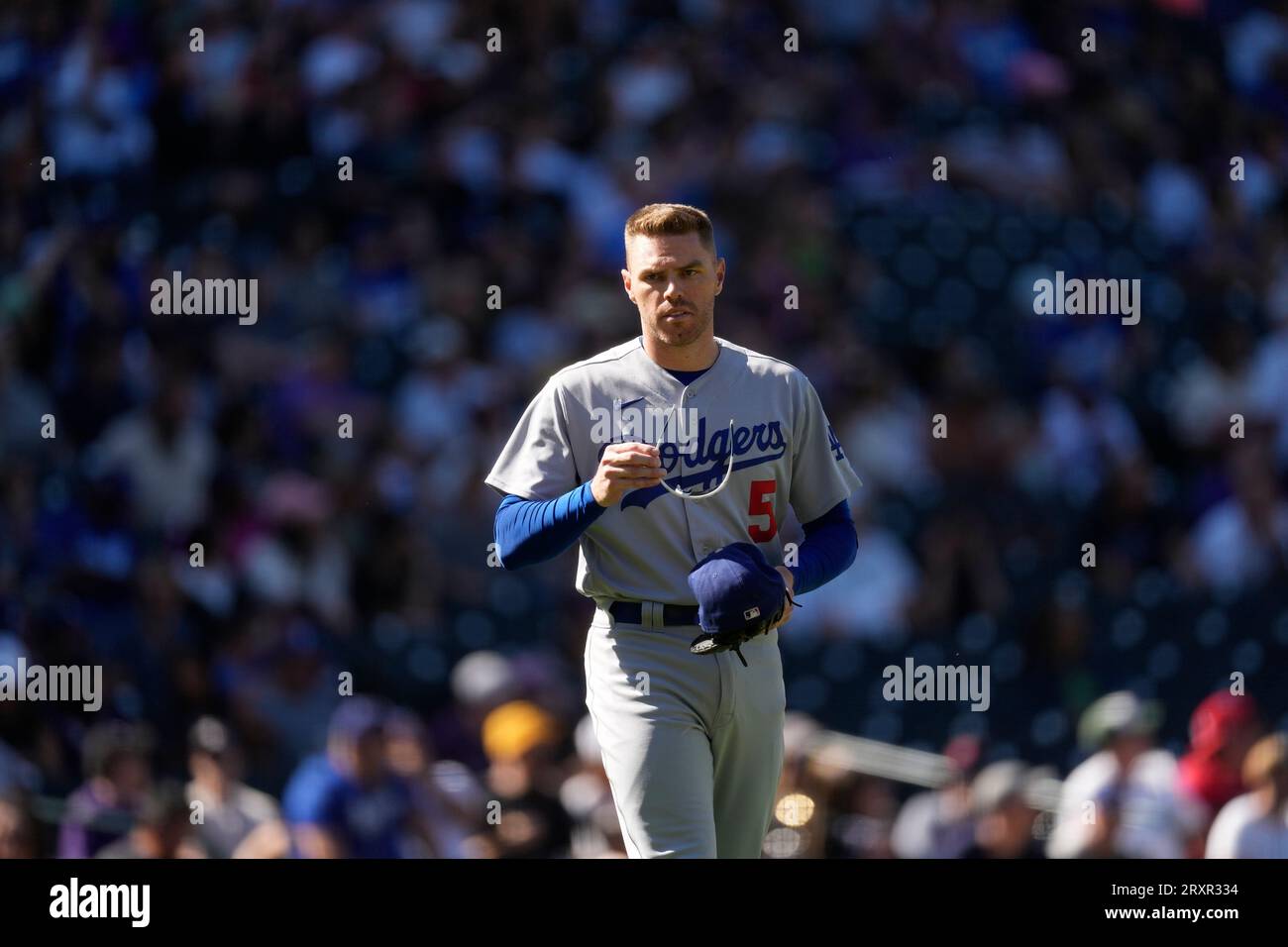 Los Angeles Dodgers first baseman Freddie Freeman (5) in the fifth ...