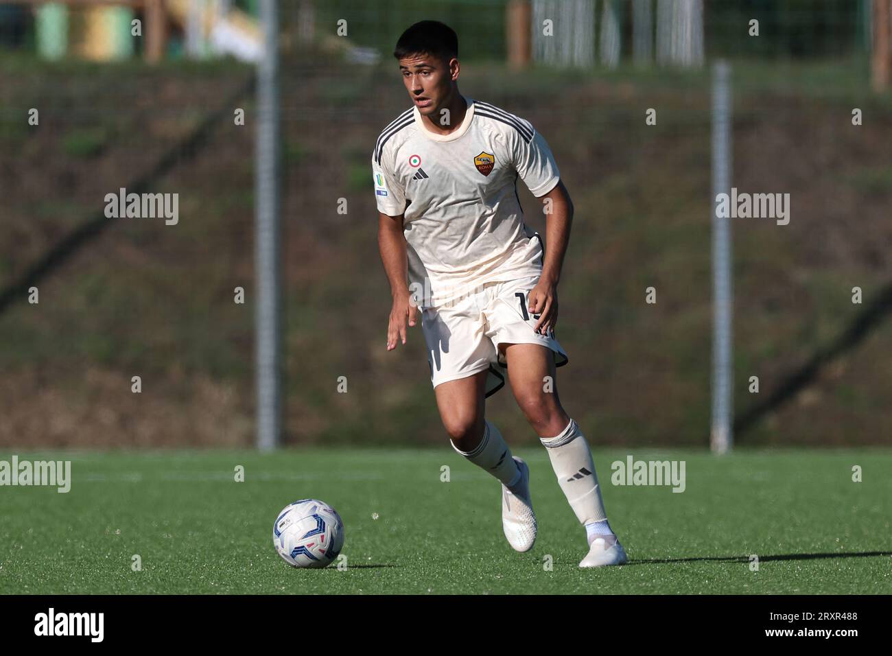 Turin, Italy. 24th Sep, 2023. Dimitrios Keramitsis of AS Roma during ...