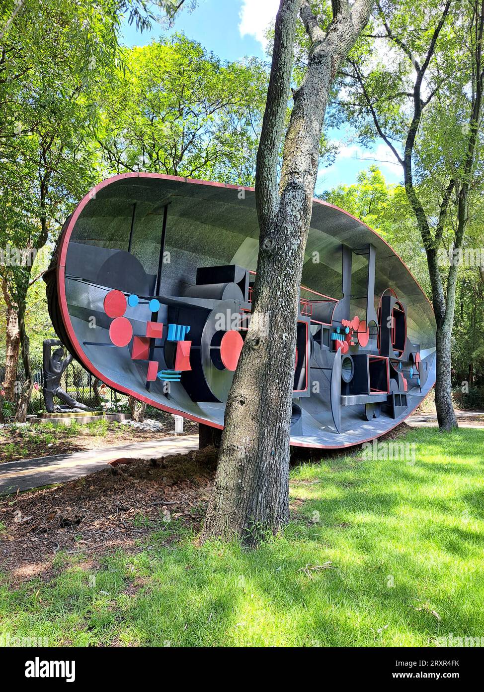 Mexico City, Mexico - August 2, 2023: Sculptures at the Modern Art ...