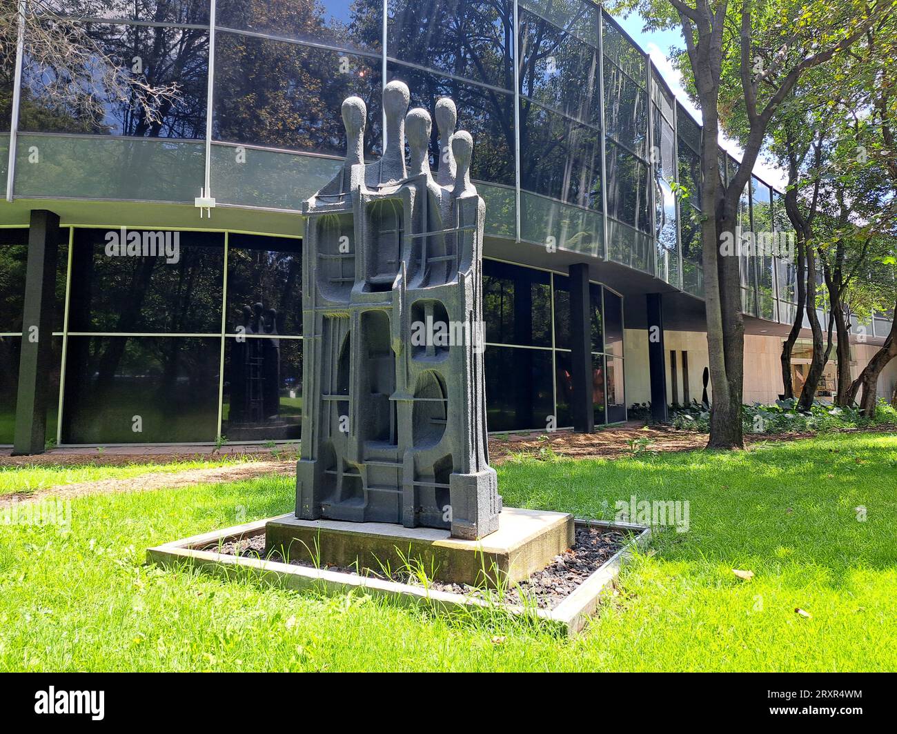 Mexico City, Mexico - August 2, 2023: Sculptures at the Modern Art ...